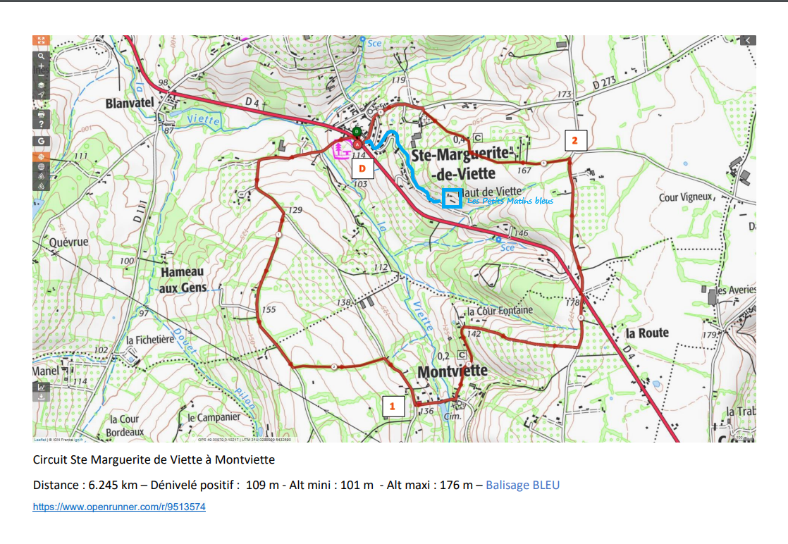 Les Randonnées autour de Viette | Les Petits Matins Bleus